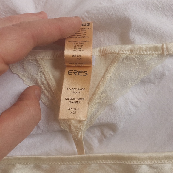 Eres | Intimates & Sleepwear | Eres Parisian Brand Silk Thong | Poshmark